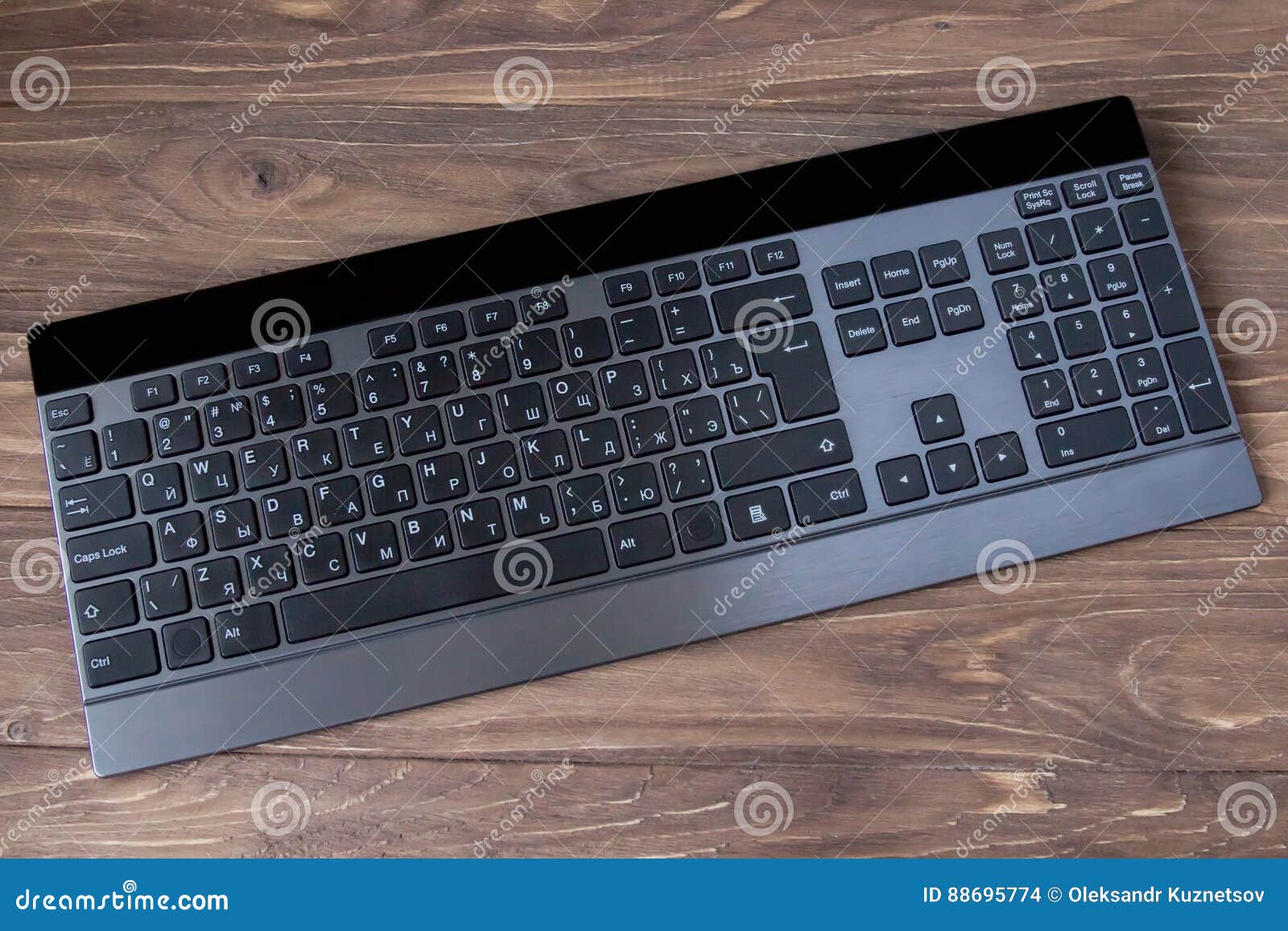 Keyboard of Computer, Top View. Technology or Business Concept Stock ...