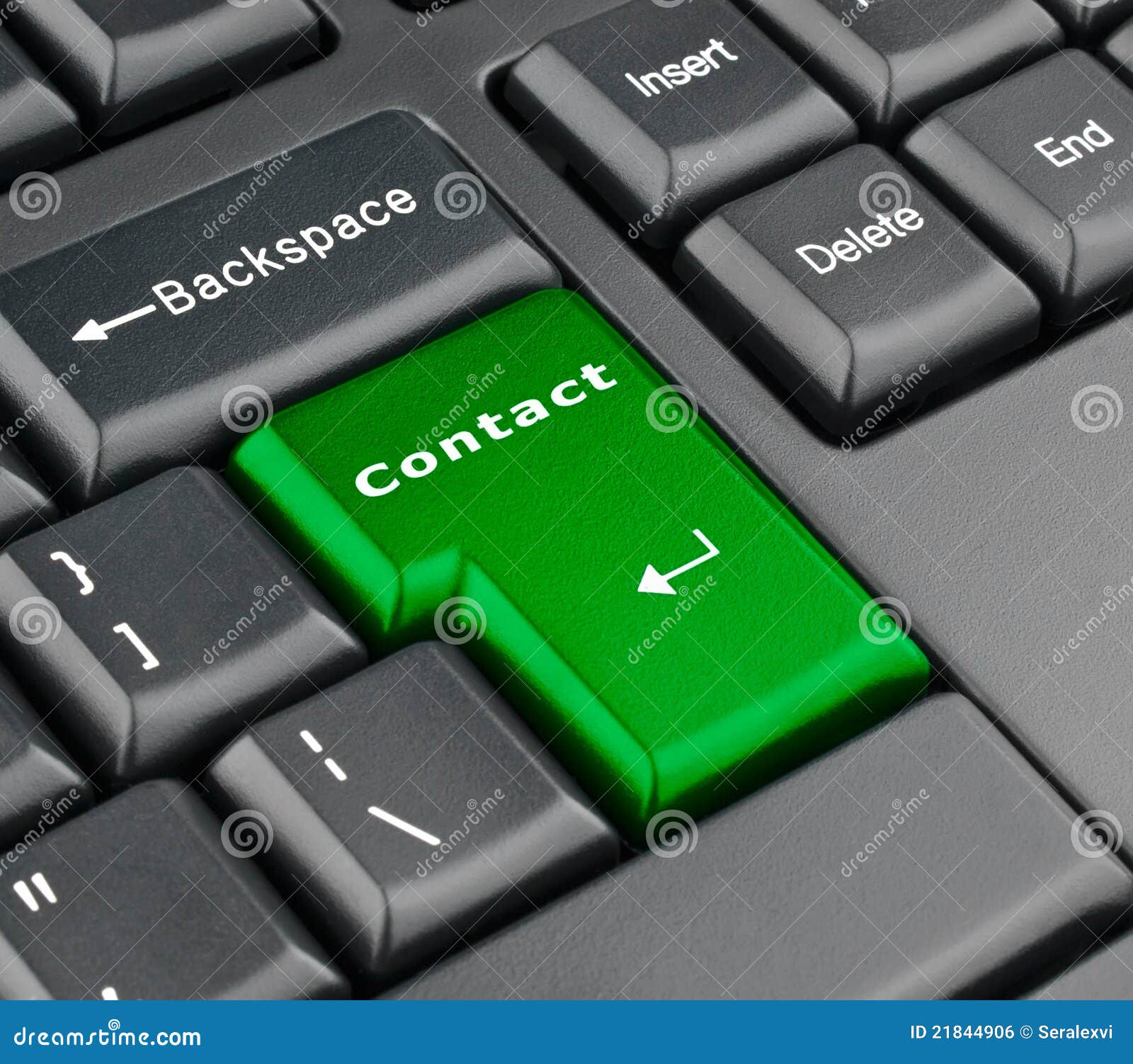 Keyboard contact button stock photo. Image of computer - 21844906