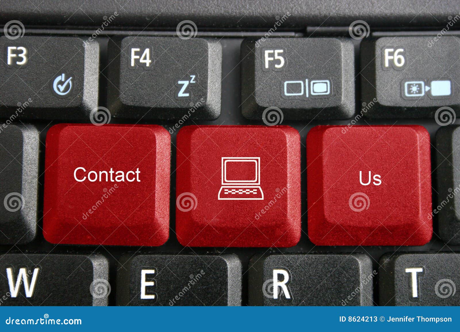 Keyboard, contact us stock image. Image of keys, technology - 8624213