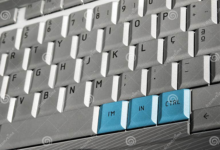 Keyboard control stock photo. Image of blue, board, corporate - 11057190