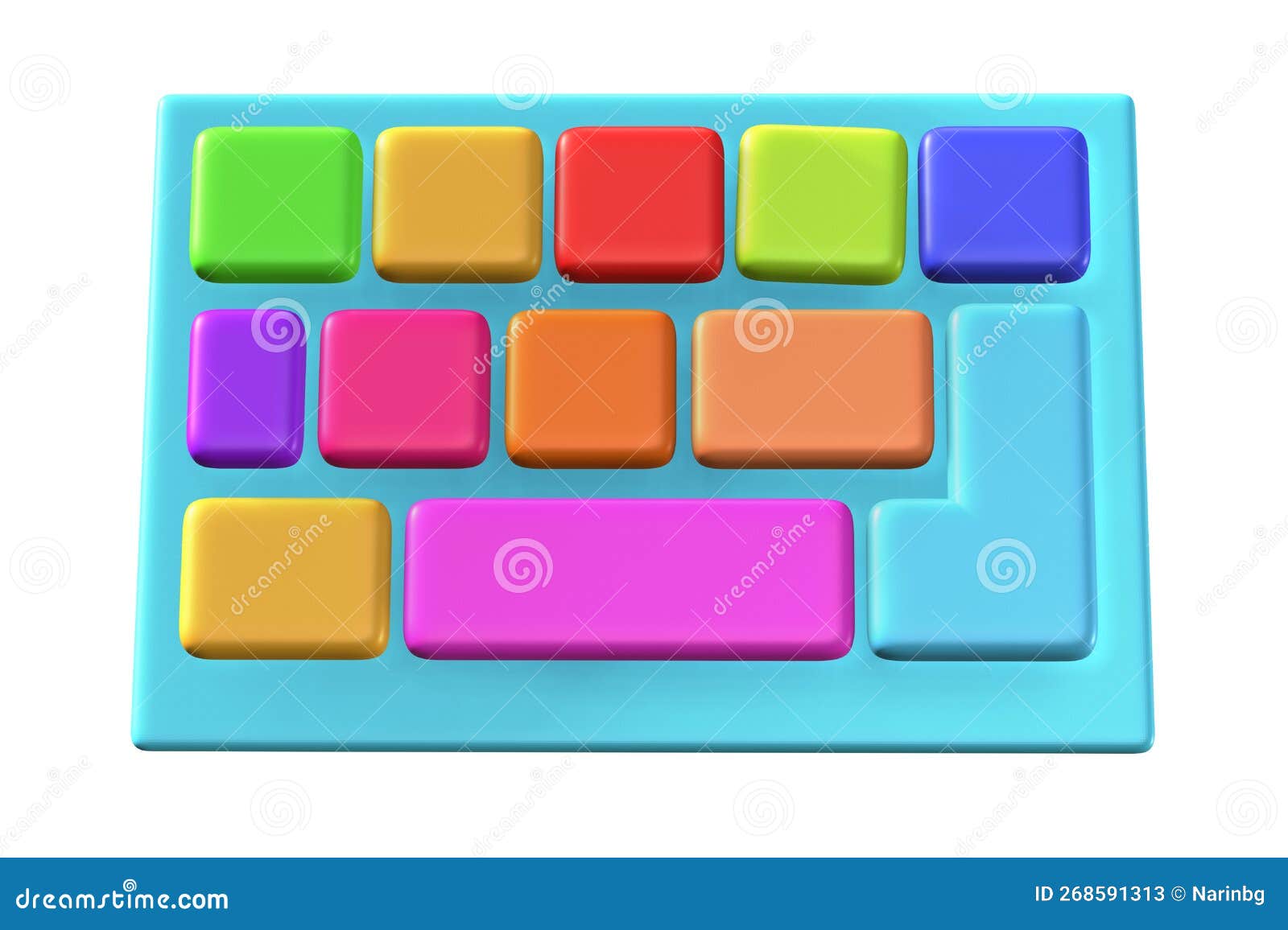 Keyboard 3d Icon Transparent Illustration Stock Image - Illustration of ...