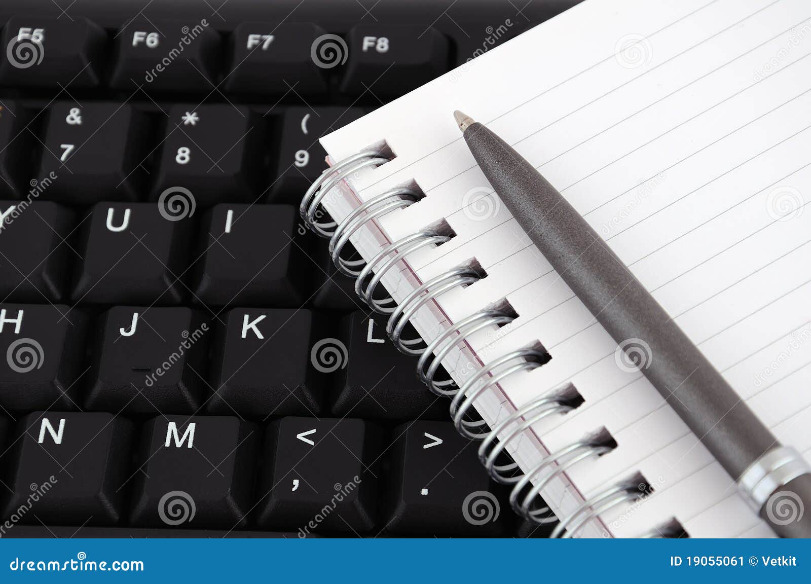Keyboard and diary stock image. Image of paper, symbol - 19055061