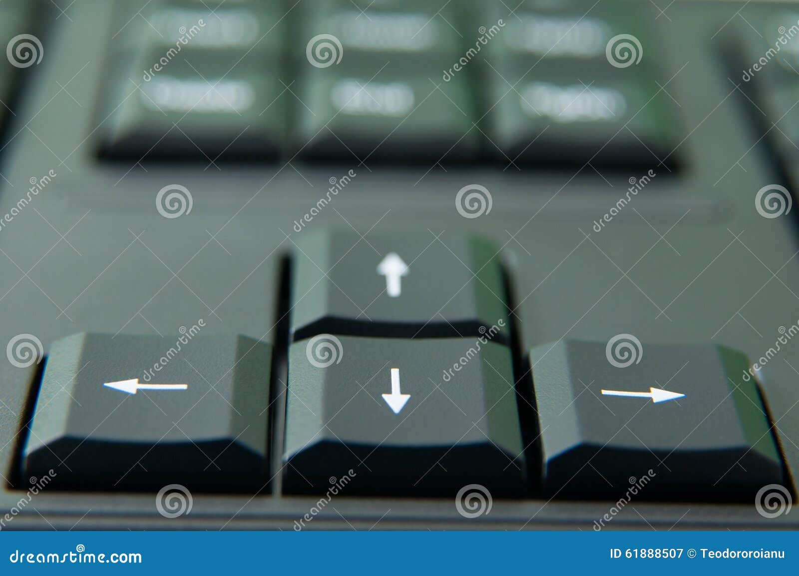 Keyboard directions stock image. Image of computers, arrows - 61888507