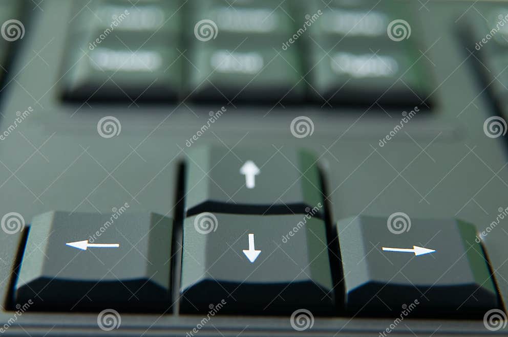 Keyboard directions stock image. Image of computers, arrows - 61888507