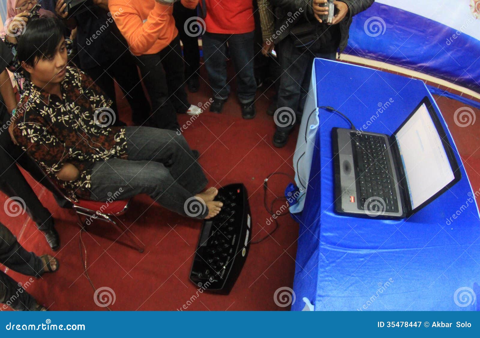 Keyboard for Disable People Editorial Photography - Image of asia, solo ...