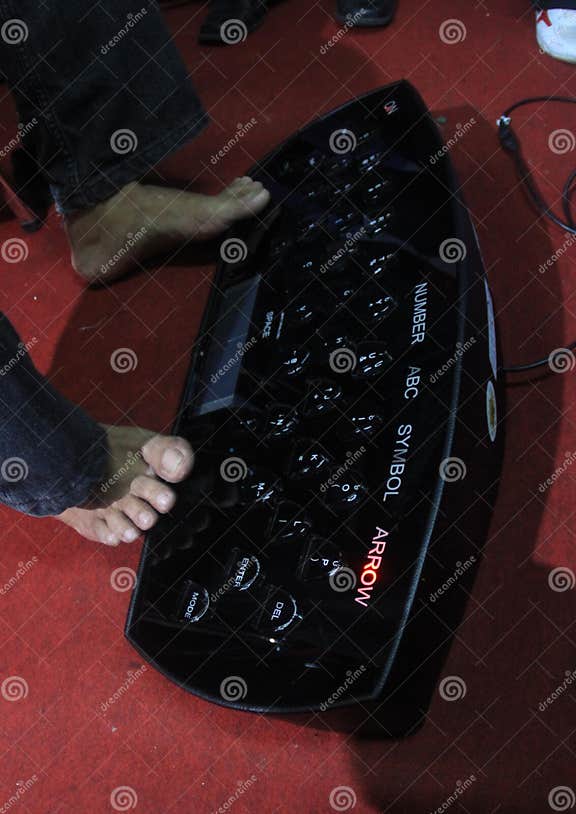 Keyboard for Disable People Editorial Stock Photo - Image of indonesia ...