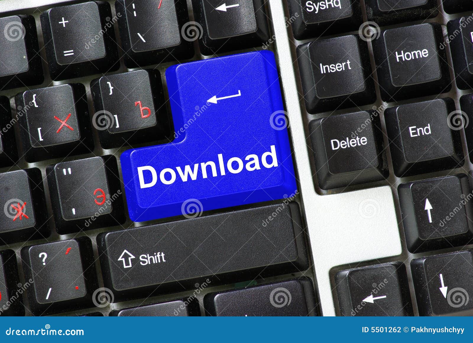 Keyboard Download stock photo. Image of information, network - 5501262