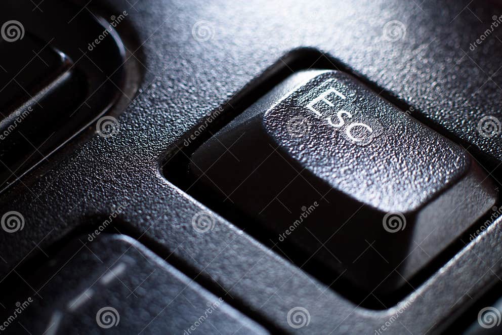Keyboard, Esc Key stock photo. Image of escape, selective - 19718468