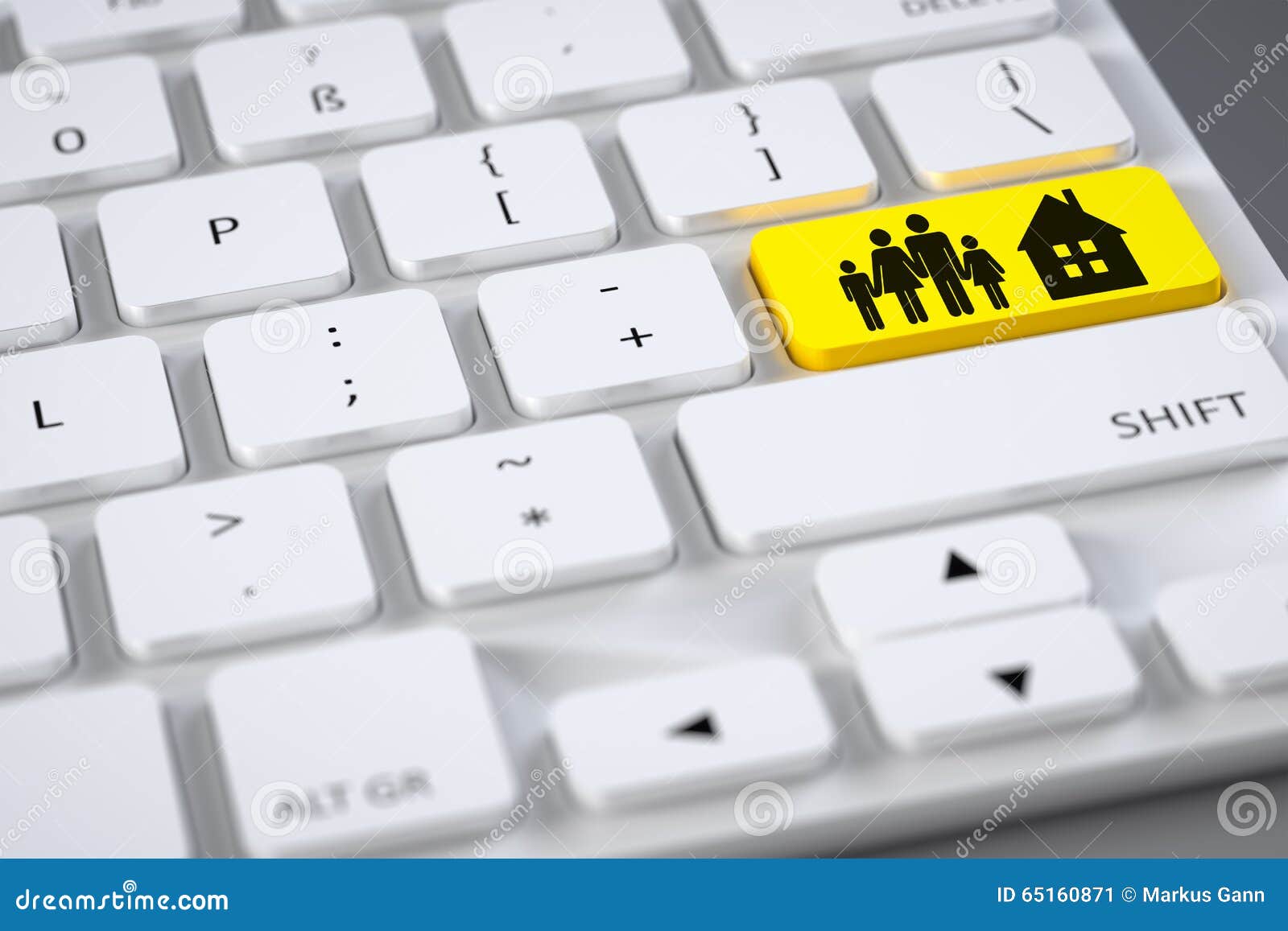 Keyboard family home stock illustration. Illustration of laptop - 65160871