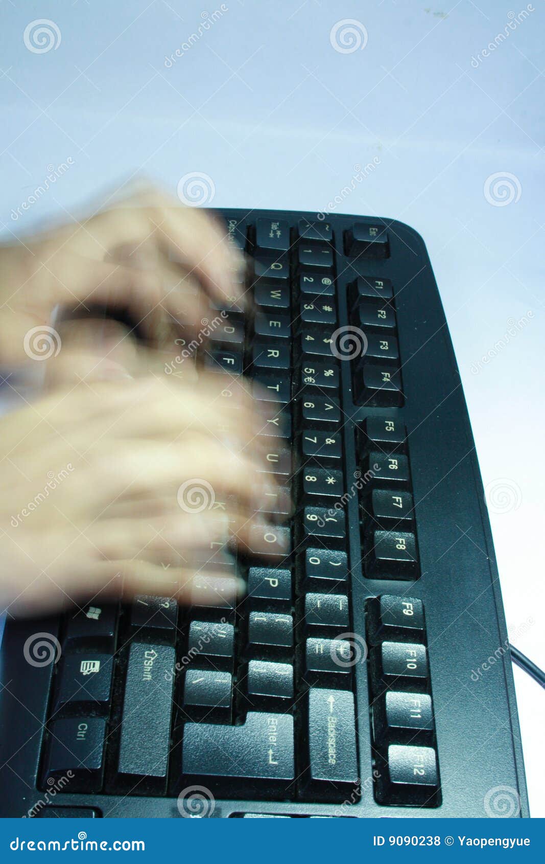 Computer Keyboard Fingers