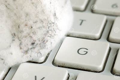 Keyboard Germs stock photo. Image of keyboard, fibers - 28632474