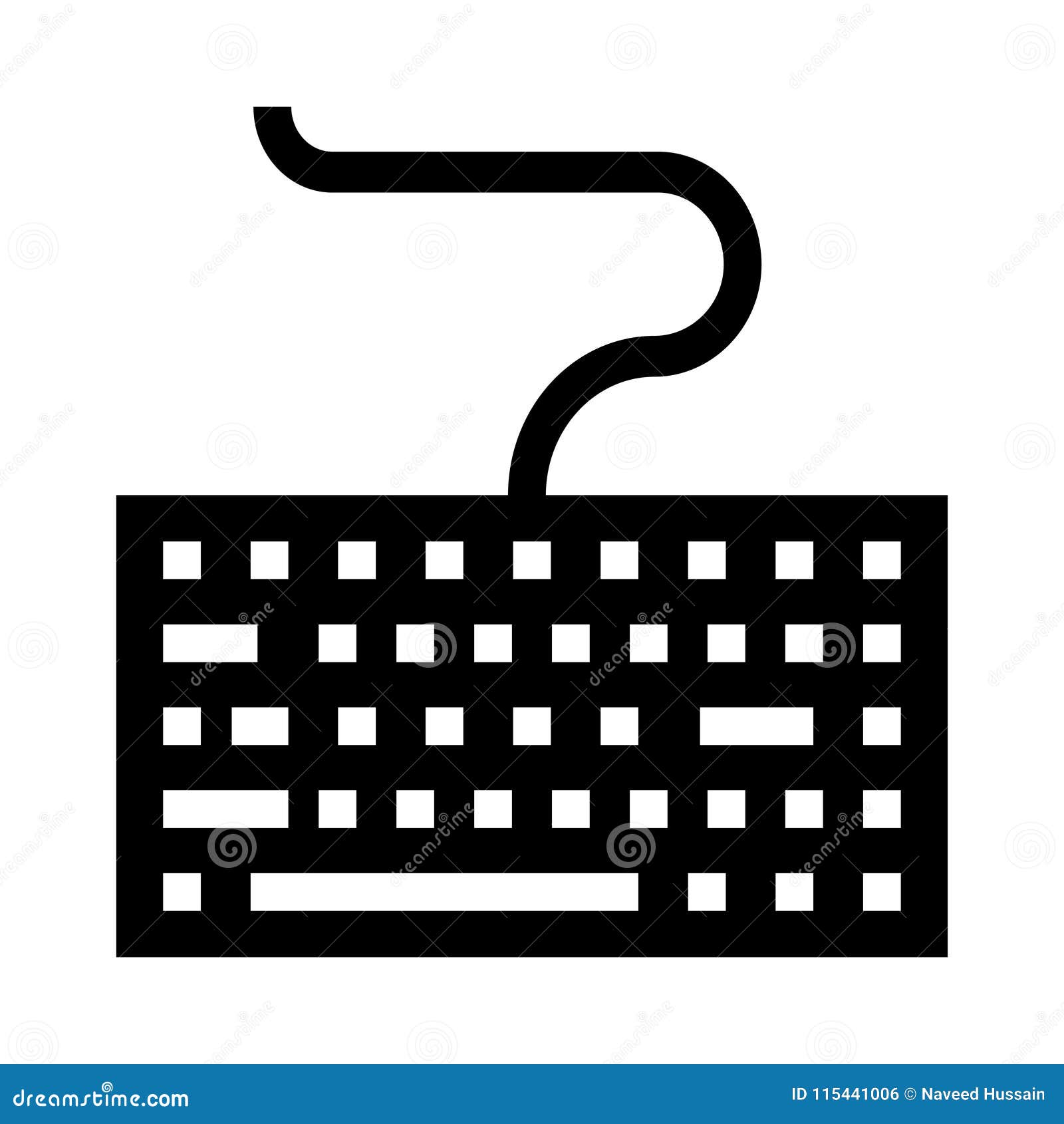 Keyboard glyphs icon stock illustration. Illustration of interface ...