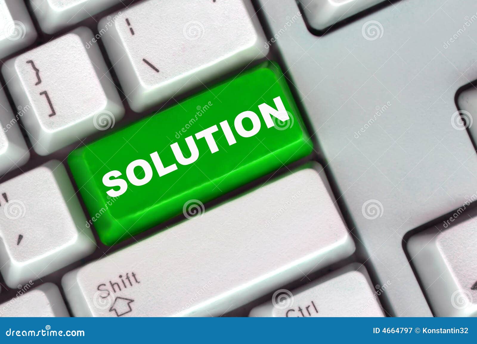 Keyboard with green button stock image. Image of metaphor - 4664797