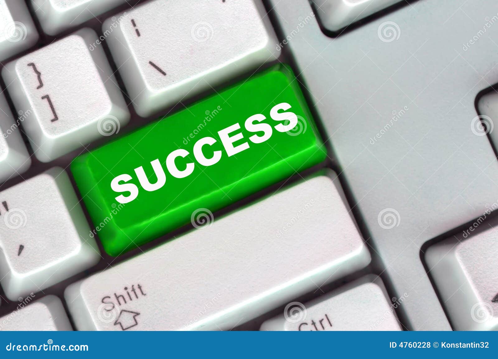 Keyboard, Green Button-success Stock Photo - Image of idea, sensor: 4760228