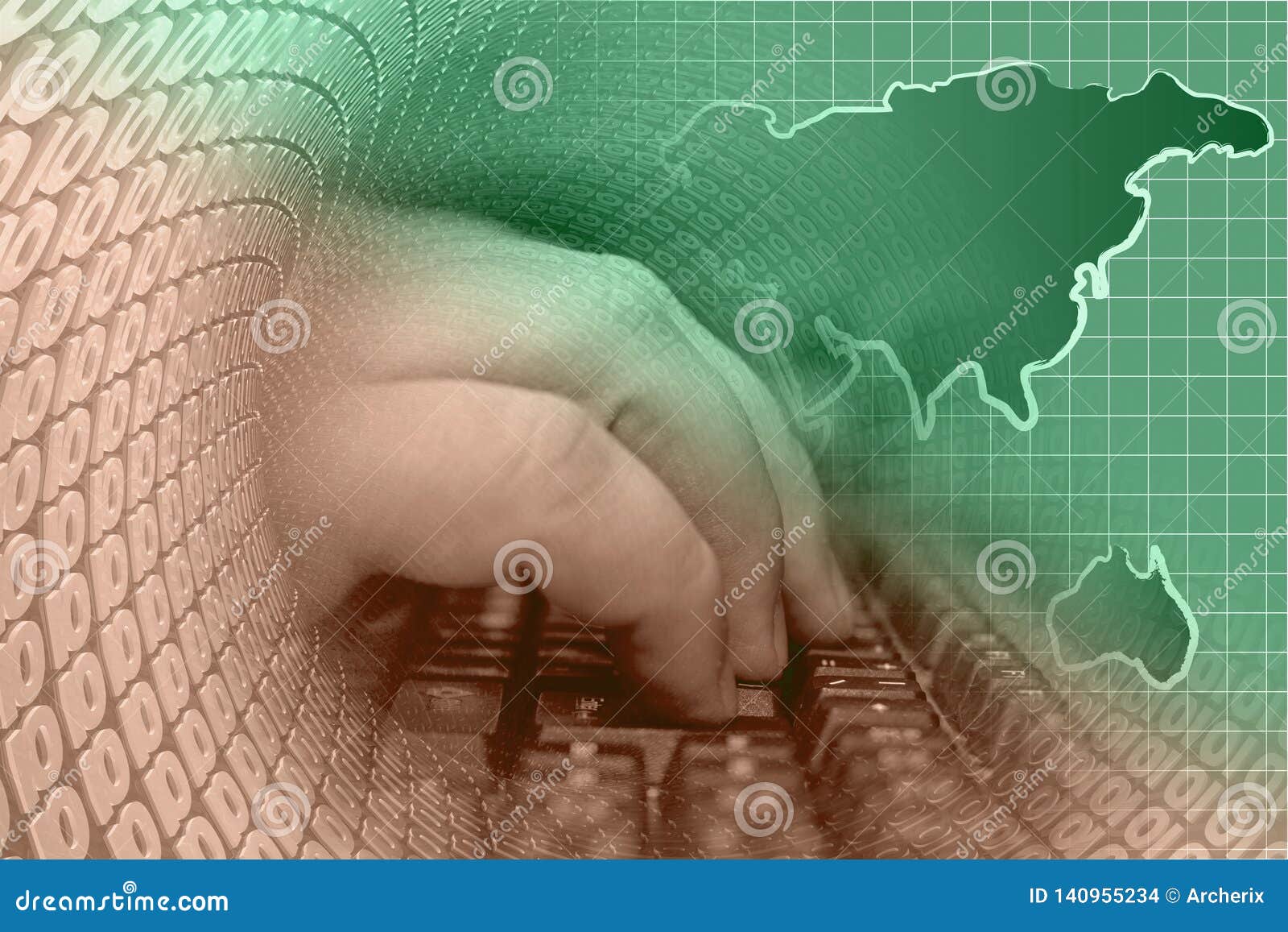 Keyboard, hands and map stock photo. Image of collage - 140955234