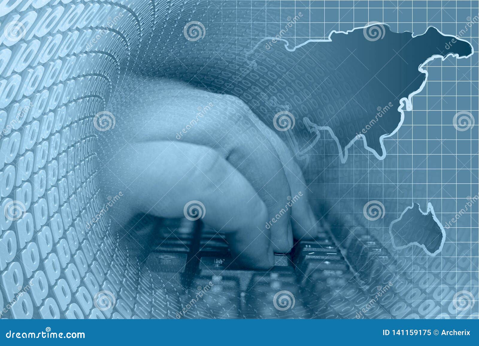 Keyboard Hands Vector Set. | CartoonDealer.com #79677969