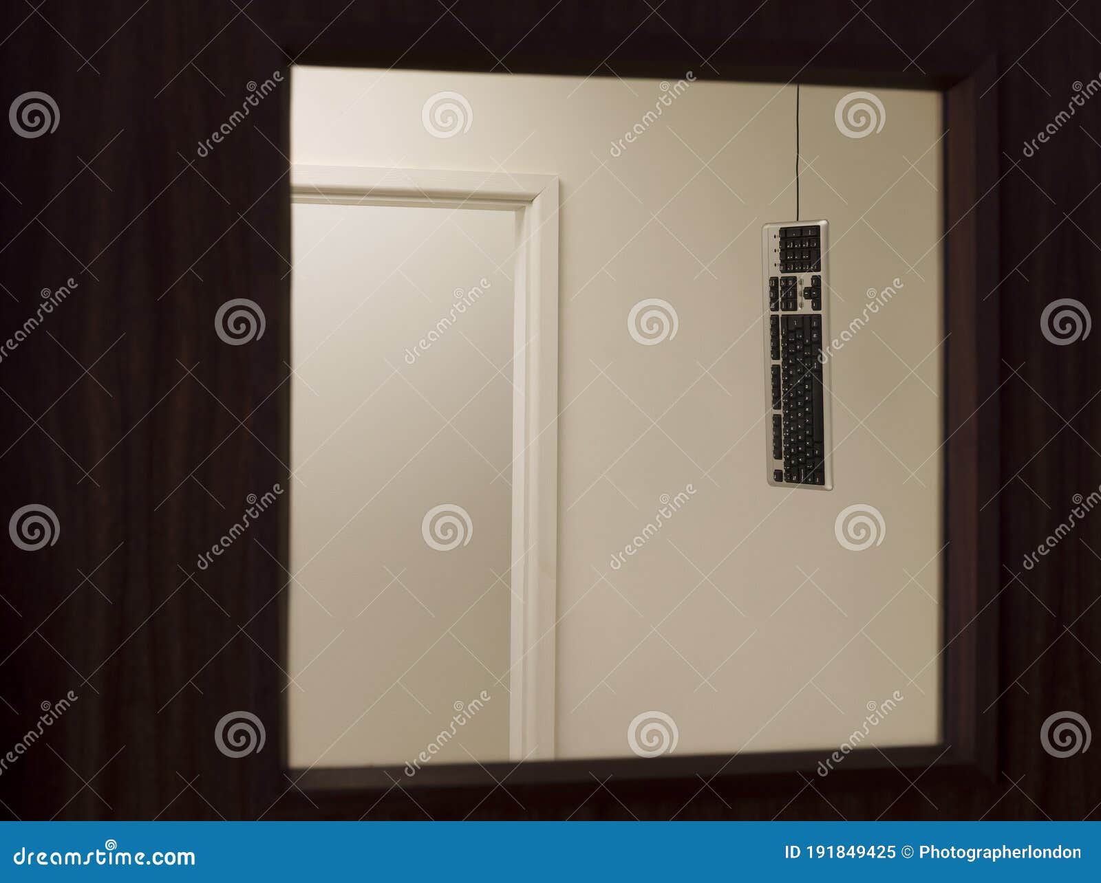 Photo of Keyboard Hanging from Ceiling Stock Image - Image of design ...