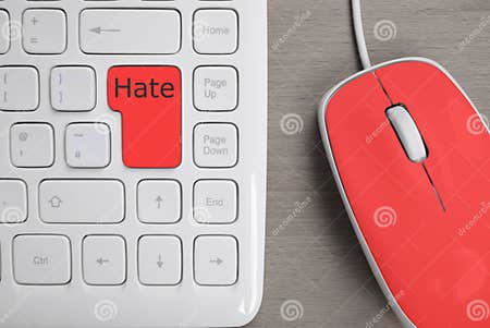 Keyboard for hater stock image. Image of insult, hater - 59834697
