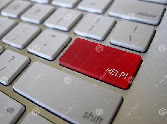 Keyboard Help Key Button stock photo. Image of blur, emergency - 17475066
