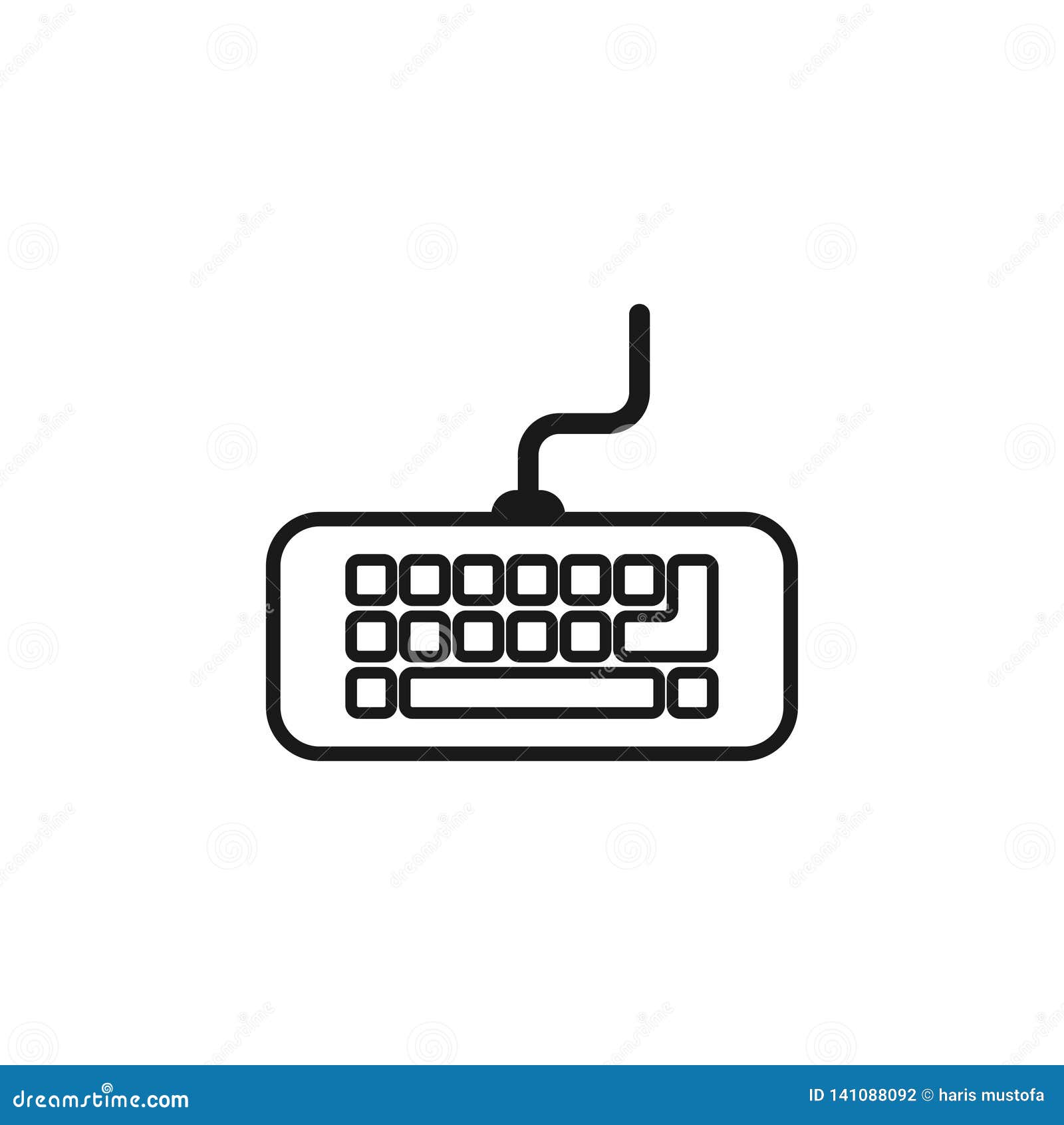 Keyboard Icon Design Template Vector Isolated Stock Vector ...