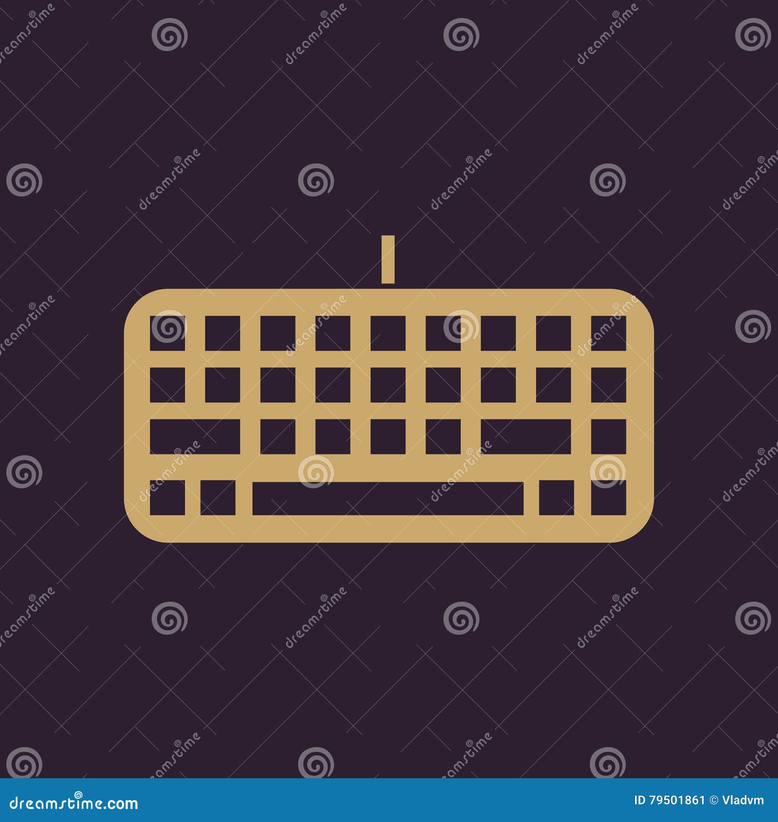 The Keyboard Icon. Keypad and Input, Typing, Communication Symbol Stock ...