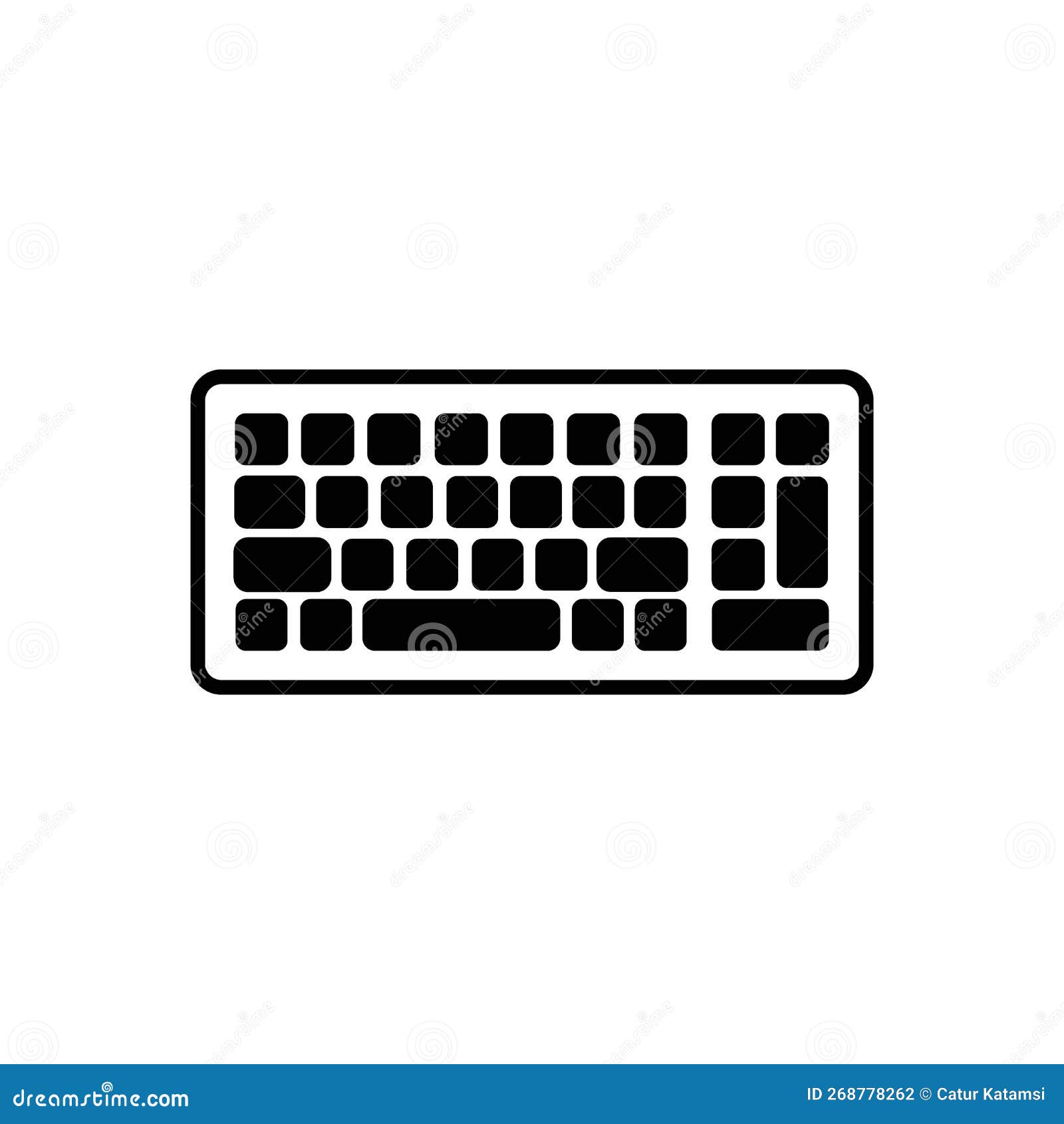 Keyboard Icon Logo Vector Design Template Stock Illustration ...