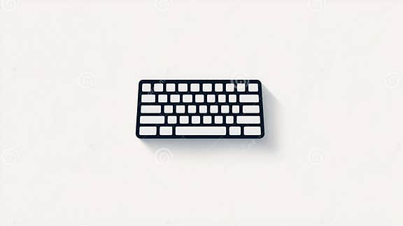 Keyboard Icon for Programming Tasks Stock Illustration - Illustration ...