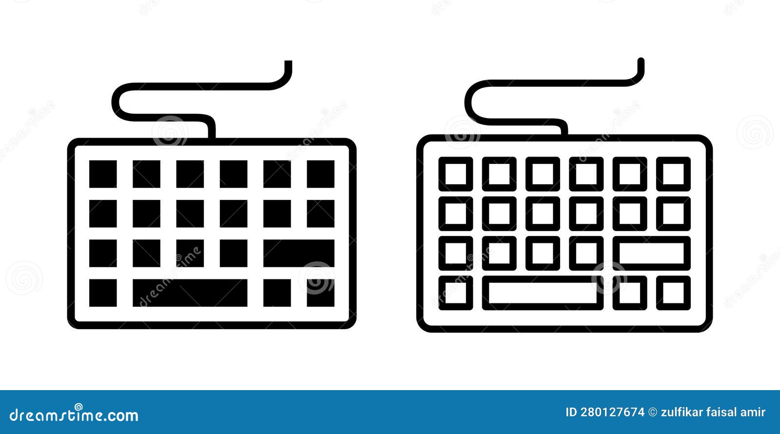 Keyboard Icon . Keyboard Vector Symbol Stock Vector - Illustration of ...