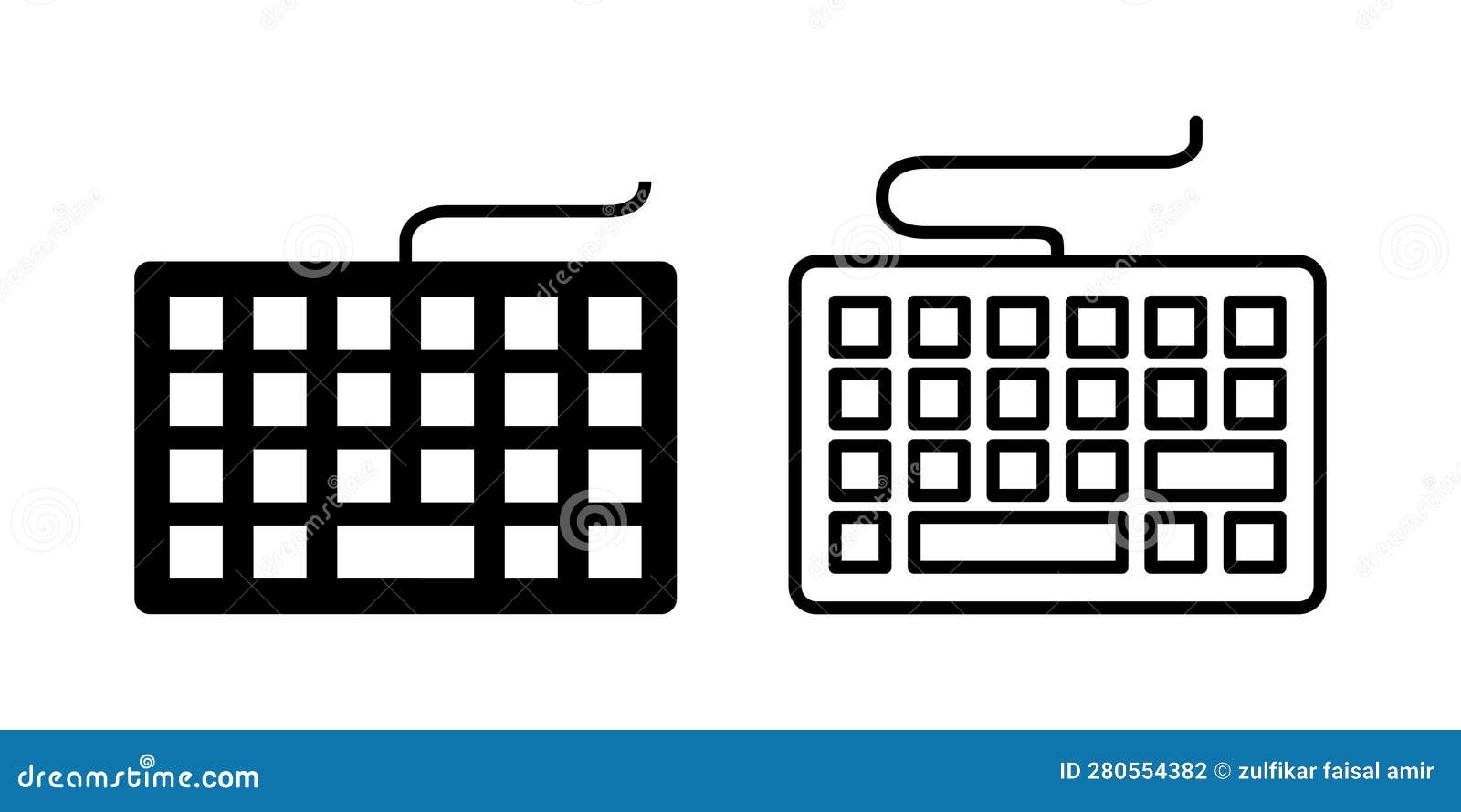 Keyboard Icon . Keyboard Vector Symbol Stock Vector - Illustration of ...