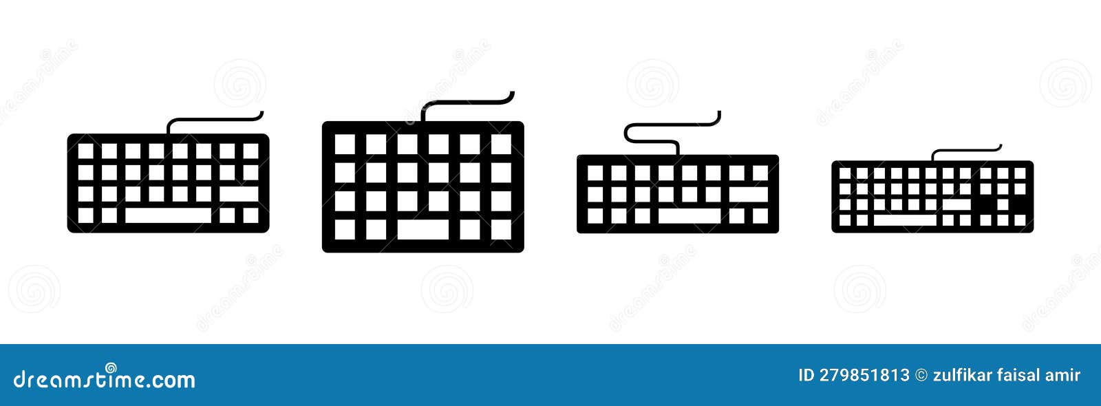 Keyboard Icon . Keyboard Vector Symbol Stock Vector - Illustration of ...