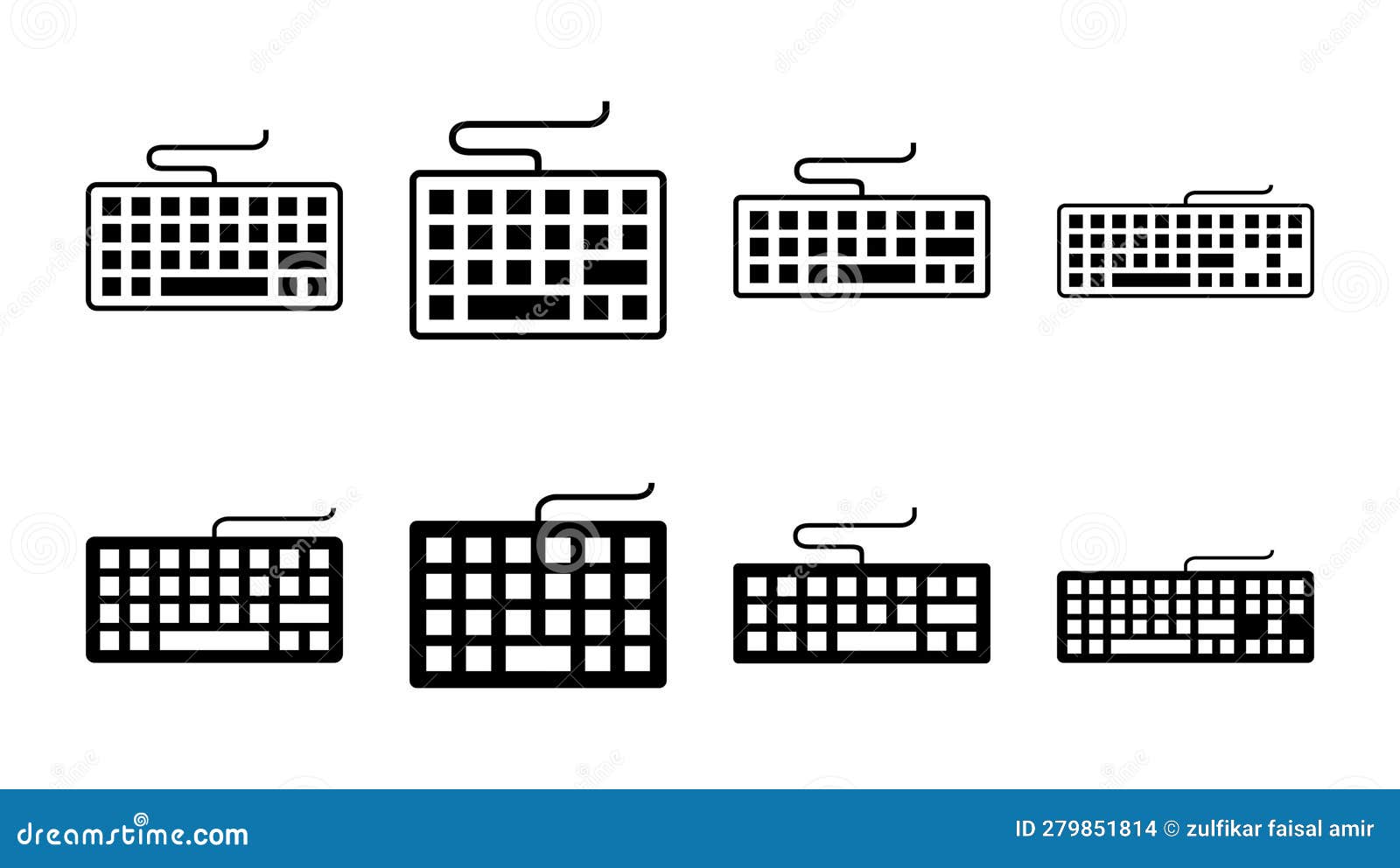 Keyboard Icon . Keyboard Vector Symbol Stock Vector - Illustration of ...