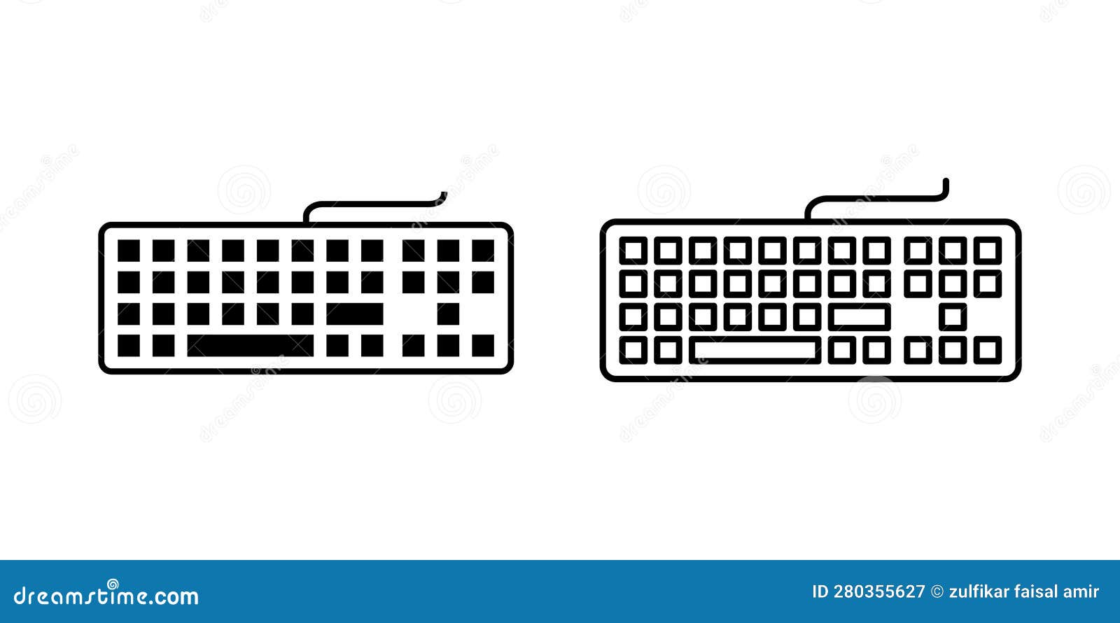 Keyboard Icon . Keyboard Vector Symbol Stock Vector - Illustration of ...