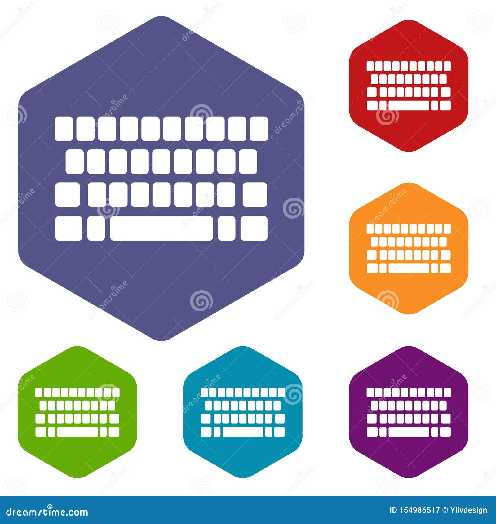 Keyboard Icon, Simple Style Stock Vector - Illustration of mobile ...