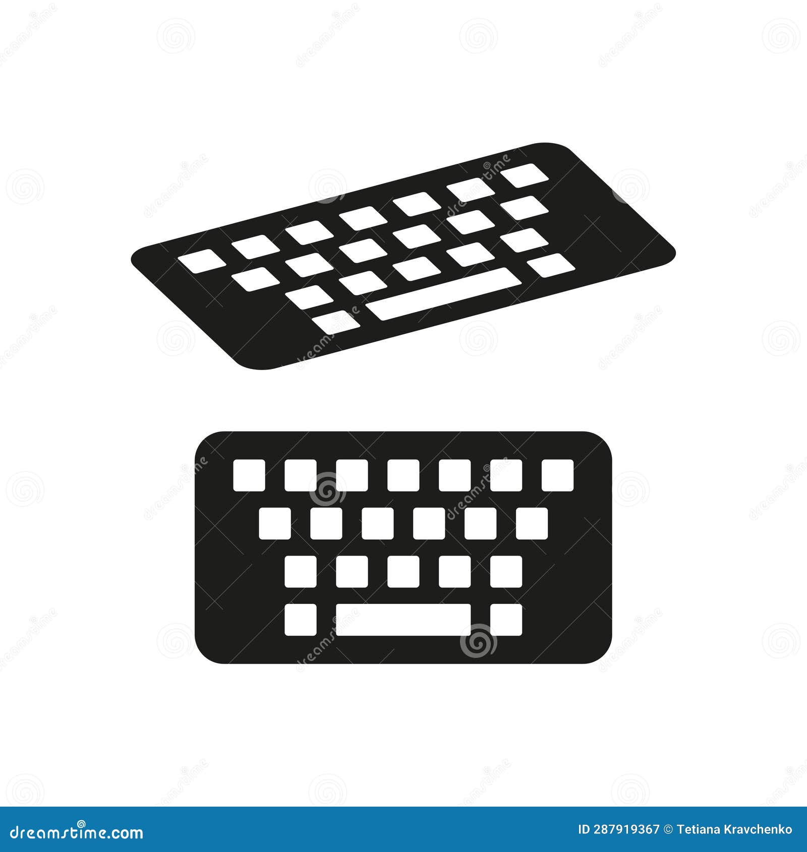 Keyboard Icon. Vector Illustration. EPS 10 Stock Vector - Illustration ...
