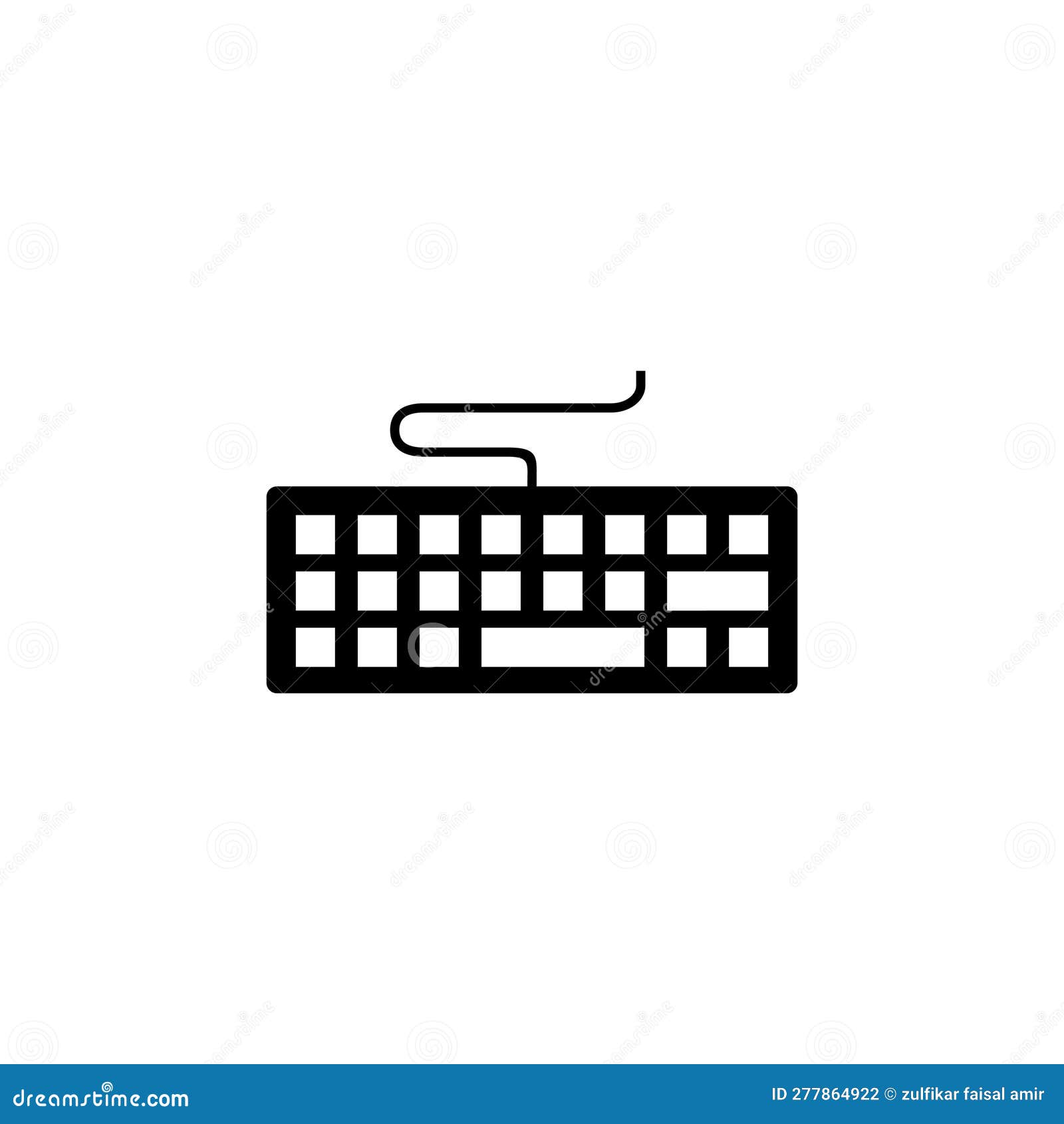 Keyboard Icon . Keyboard Vector Symbol Stock Vector - Illustration of ...