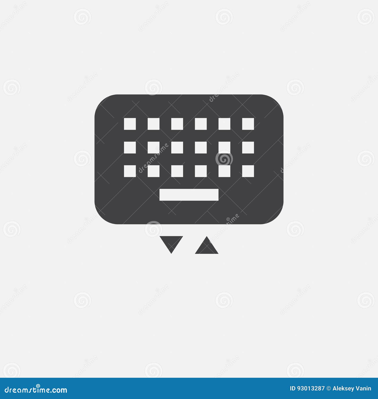 Keyboard Icon, Vector Logo, Linear Pictogram Isolated on White, Pixel ...