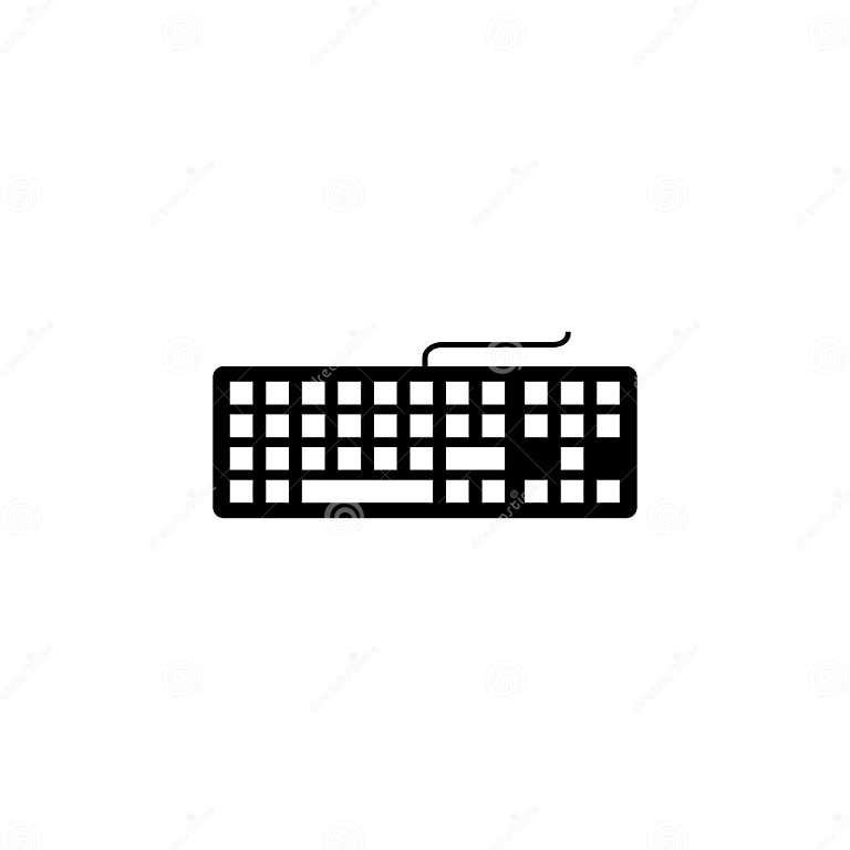 Keyboard Icon . Keyboard Vector Symbol Stock Illustration ...