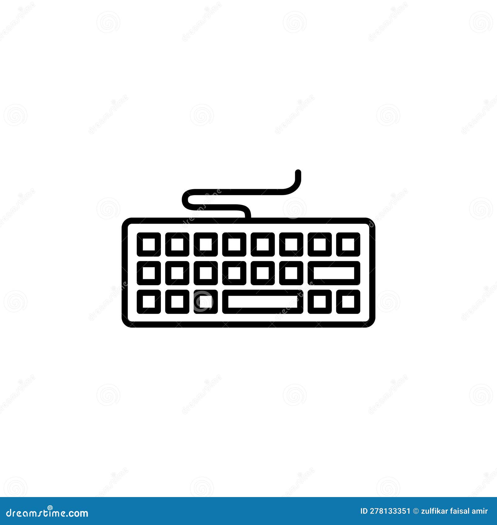 Keyboard Icon . Keyboard Vector Symbol Stock Vector - Illustration of ...