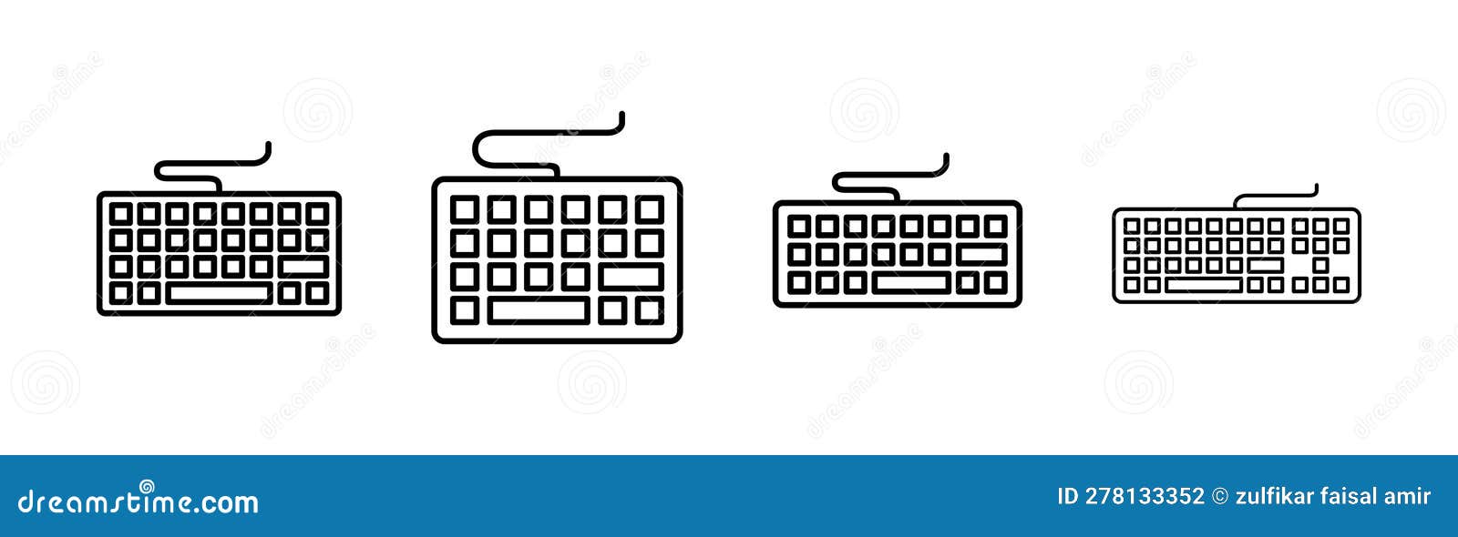 Keyboard Icon . Keyboard Vector Symbol Stock Vector - Illustration of ...