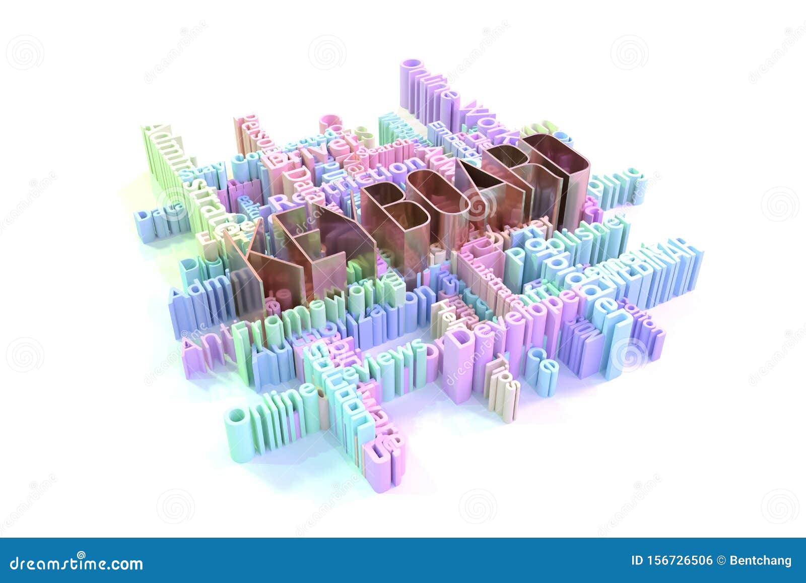 Keyboard, ICT, Information Technology Keyword Words Cloud. for Web Page ...