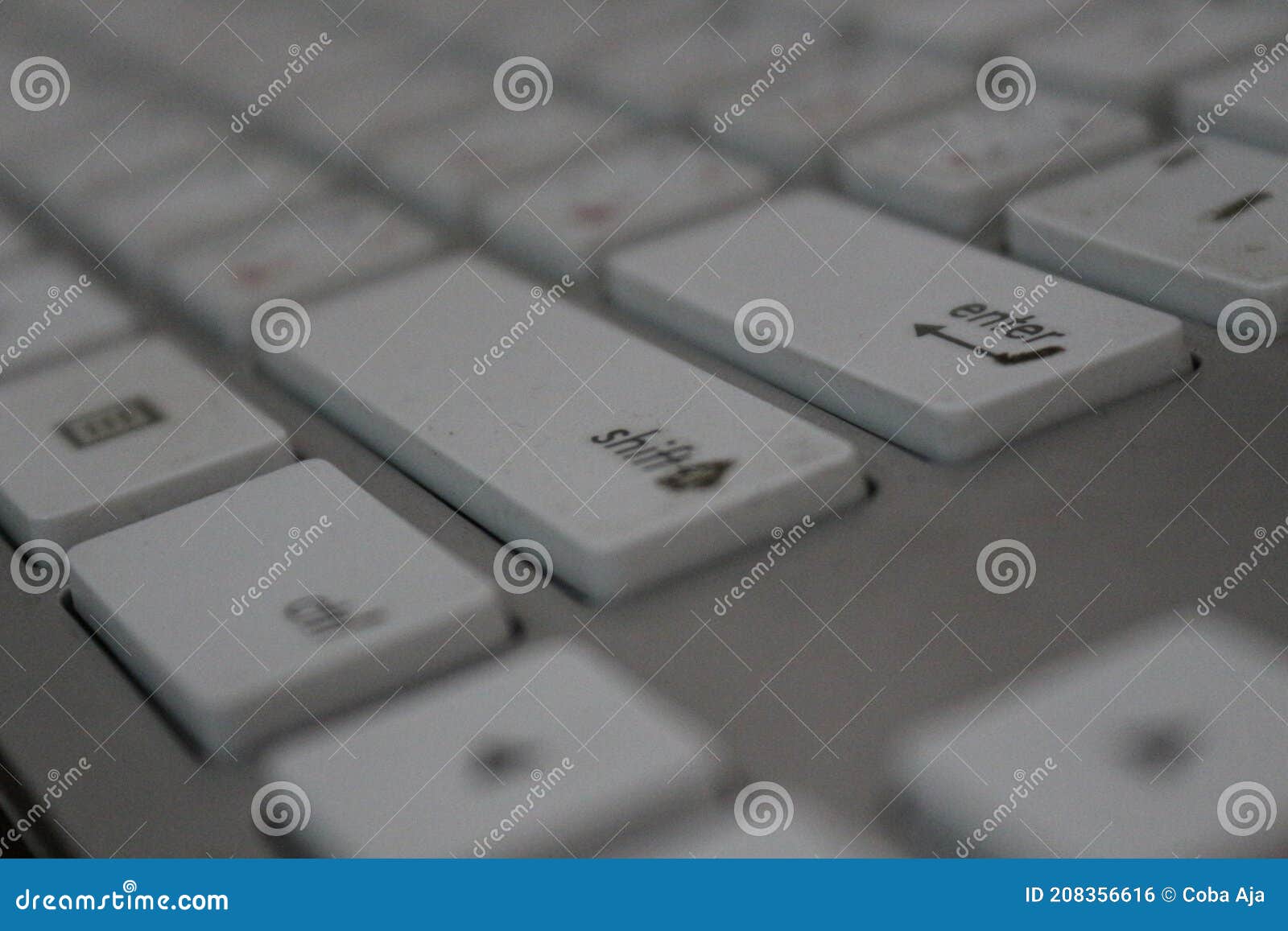 White Keyboard Image for Background Stock Photo - Image of background ...