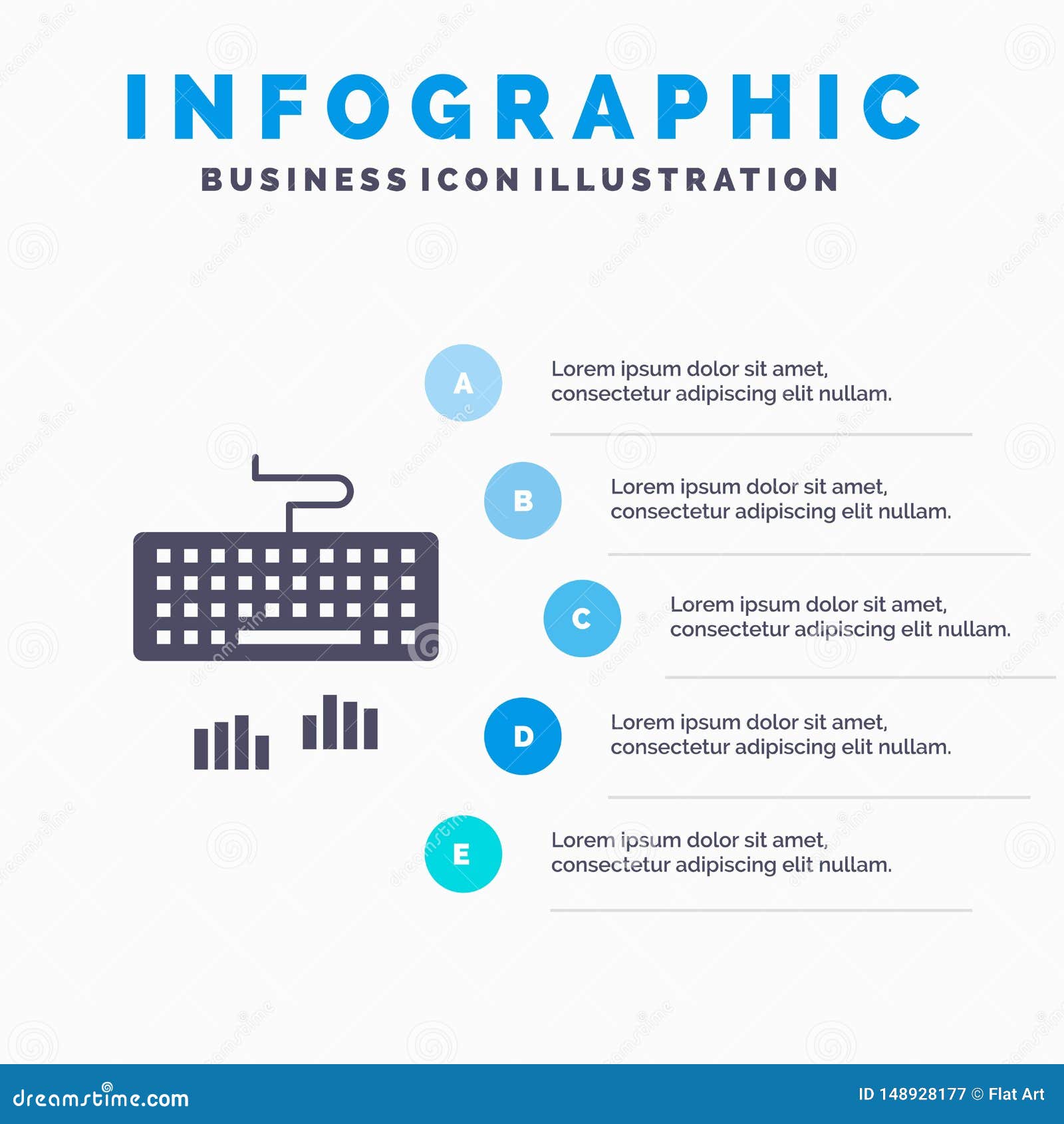 Keyboard, Interface, Type, Typing Infographics Presentation Template. 5 ...