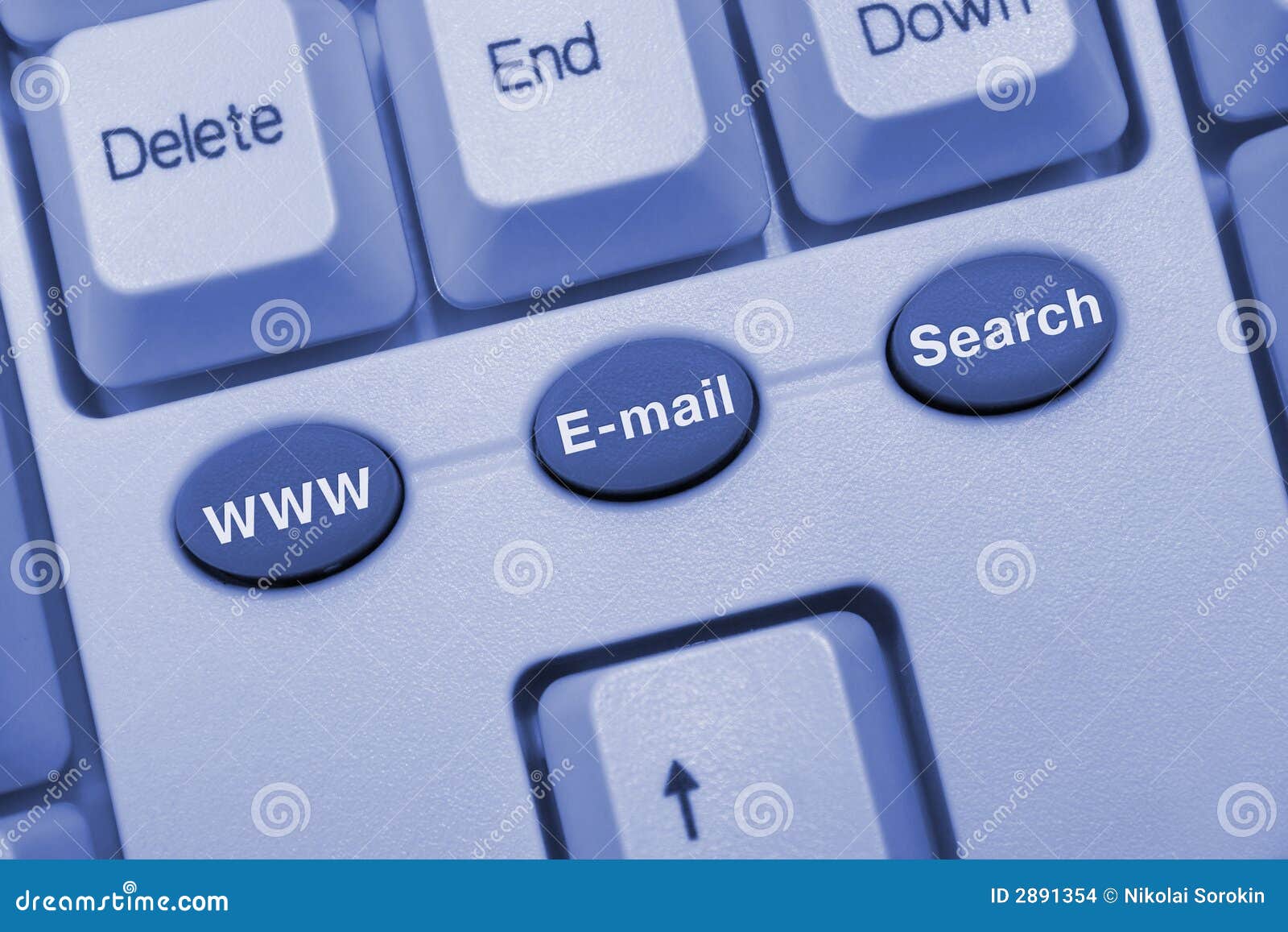 Keyboard With Internet Keys Picture. Image: 2891354