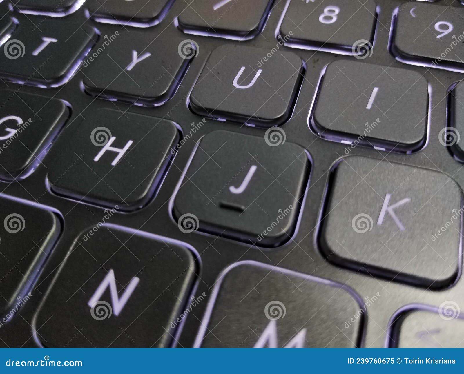 Keyboard with J . key stock image. Image of button, keyboard - 239760675