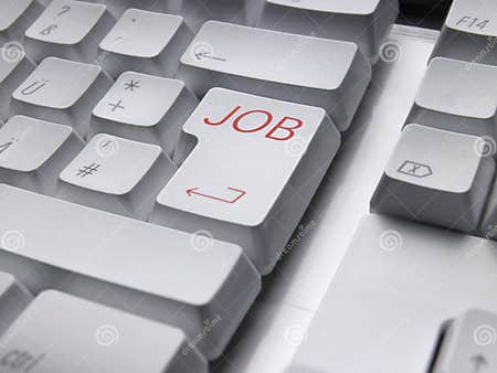 Keyboard JOB stock image. Image of idea, concept, unemployed - 3666717