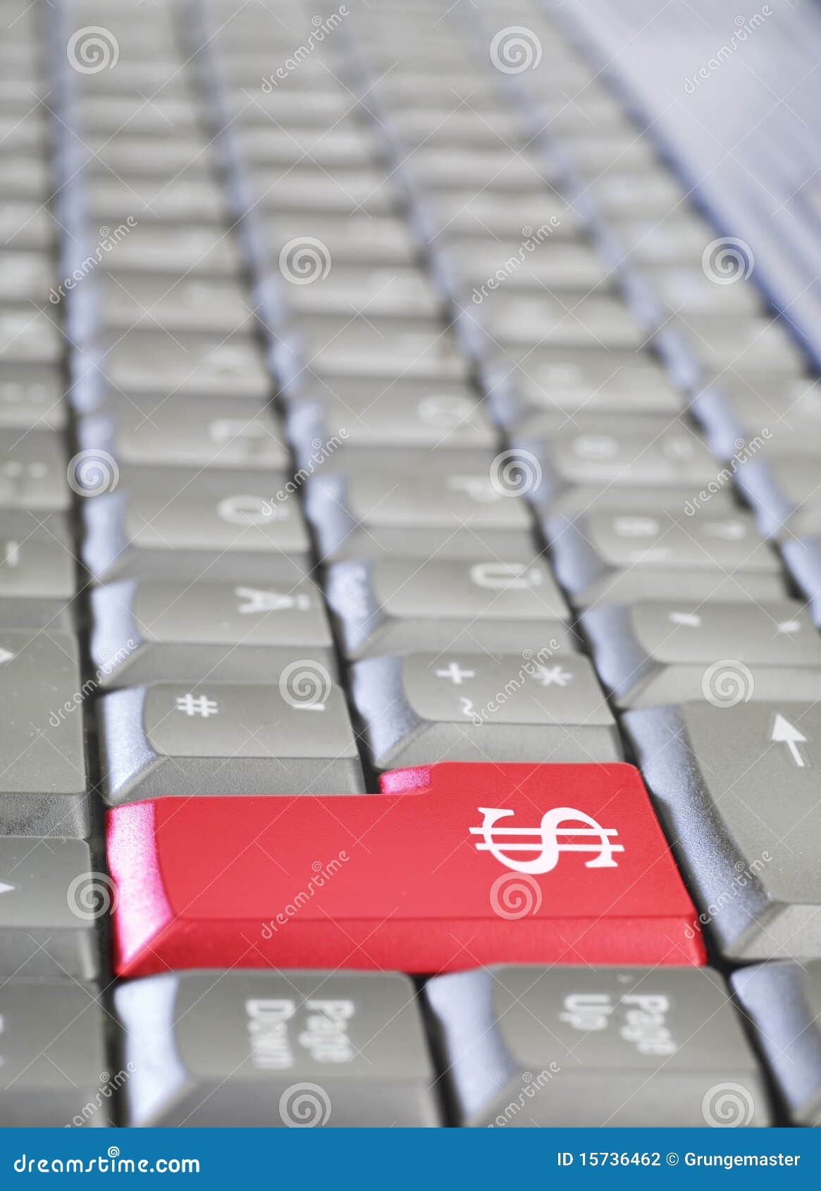 Keyboard with Key Dollar Sign Stock Photo - Image of special, money ...