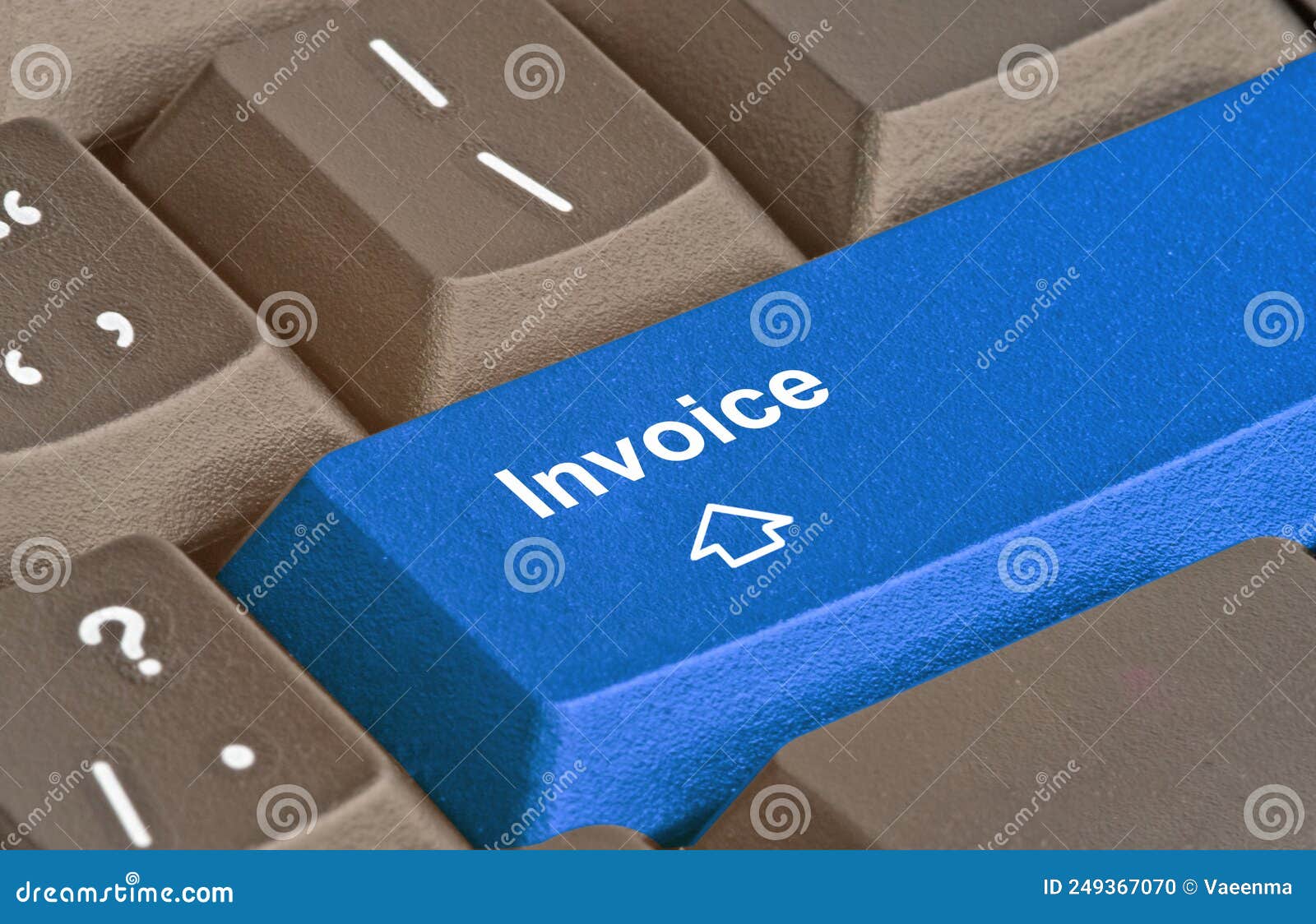 Key for invoice stock photo. Image of slip, concept - 249367070