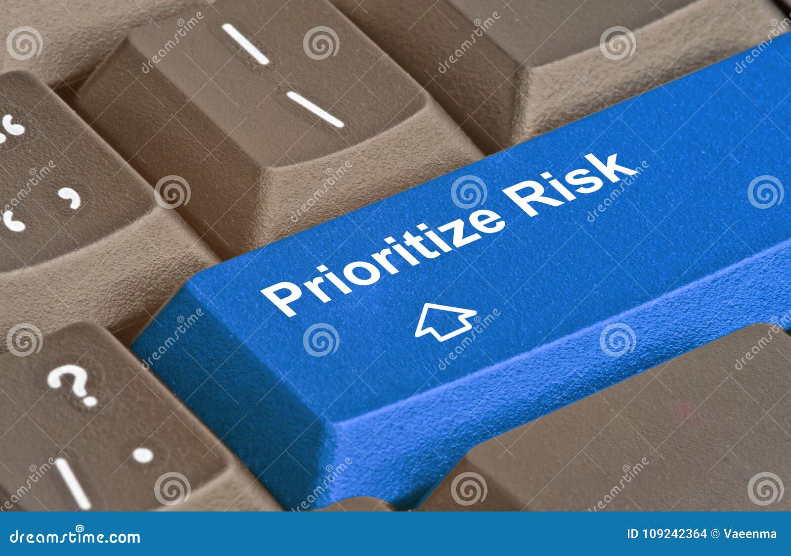 Key for Risk Prioritization Stock Photo - Image of green, framework ...