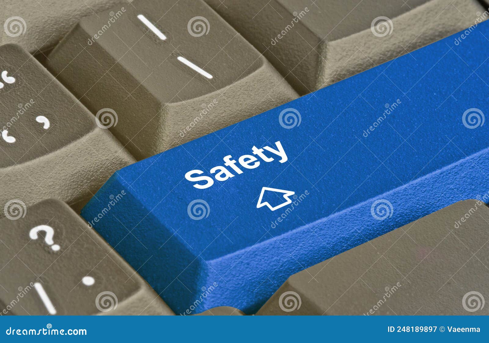 Key for safety stock image. Image of online, blue, malware - 248189897