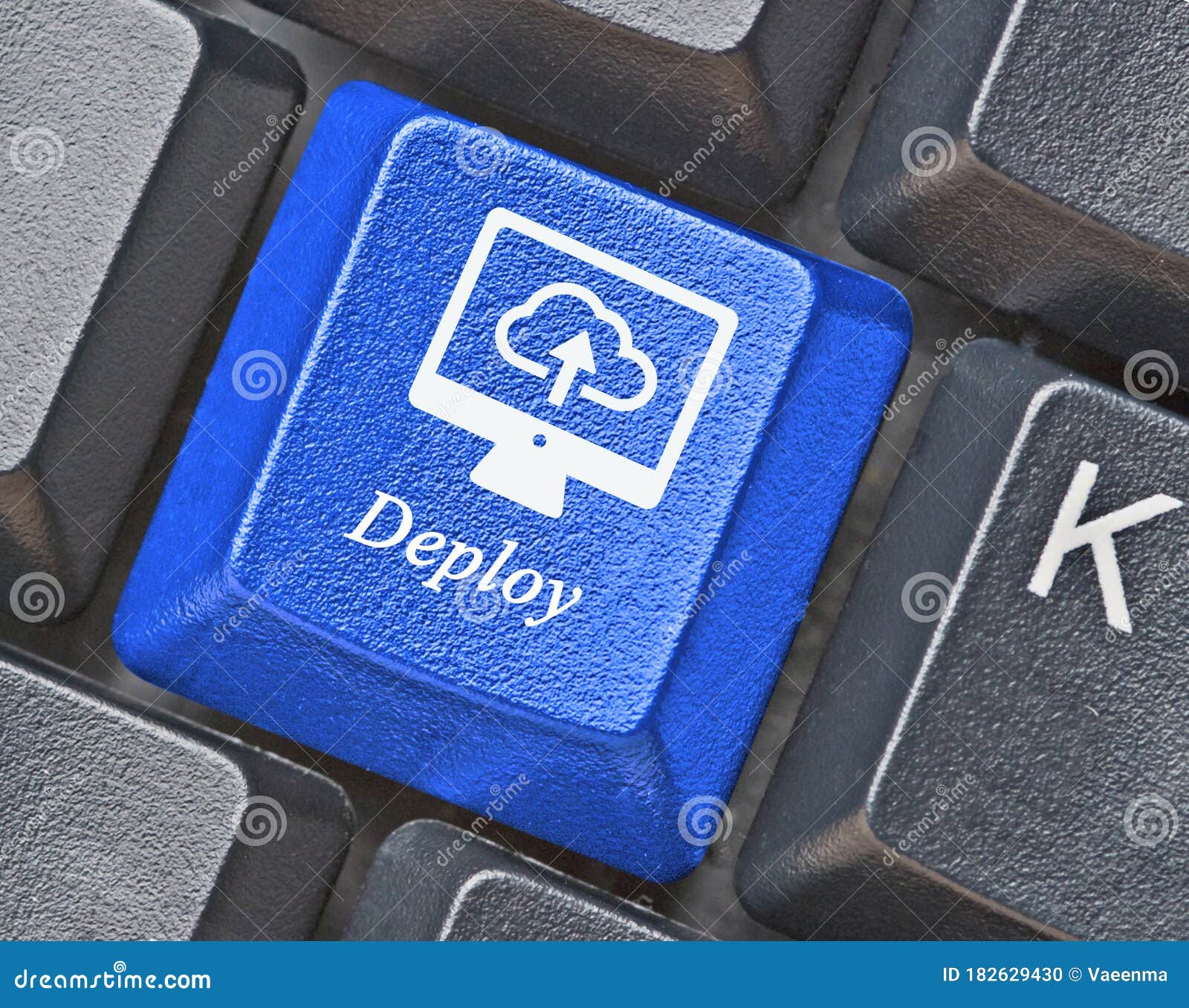 Key to deploy stock photo. Image of patch, connectivity - 182629430